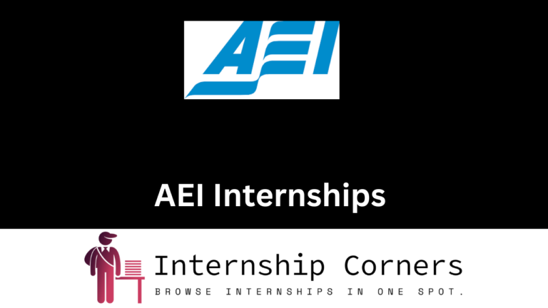 AEI Internship 2026 - AEI Jobs - Internship Corner
